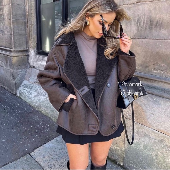 Zara | Jackets & Coats | Zara Double Faced Jacket | Poshmark